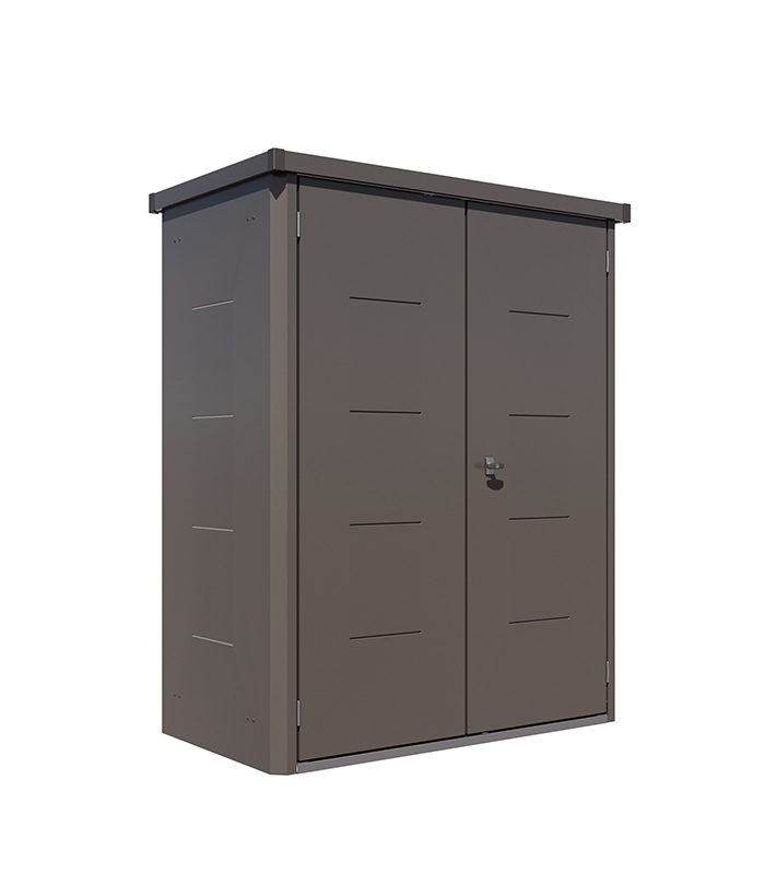Armoire de jardin anthracite en acier Giarmadio Telluria ...